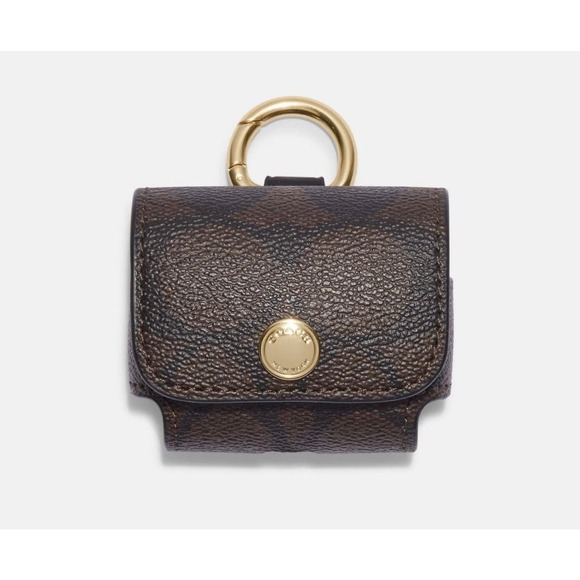 Coach | Accessories | Coach Large Wireless Earbud Case In Signature ...